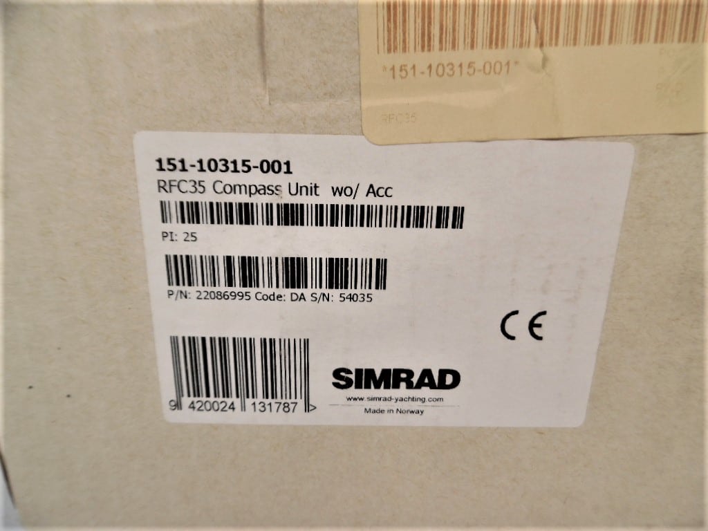 Simrad - RFC35 Compass - For AP20/AP21/AP22/AP11 - 22086995 - NEW OLD ...