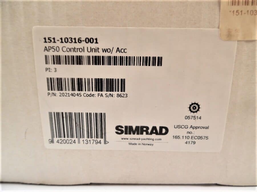 Simrad AP50 Autopilot Control Head - 20214045 - NEW OLD STOCK - NO ...
