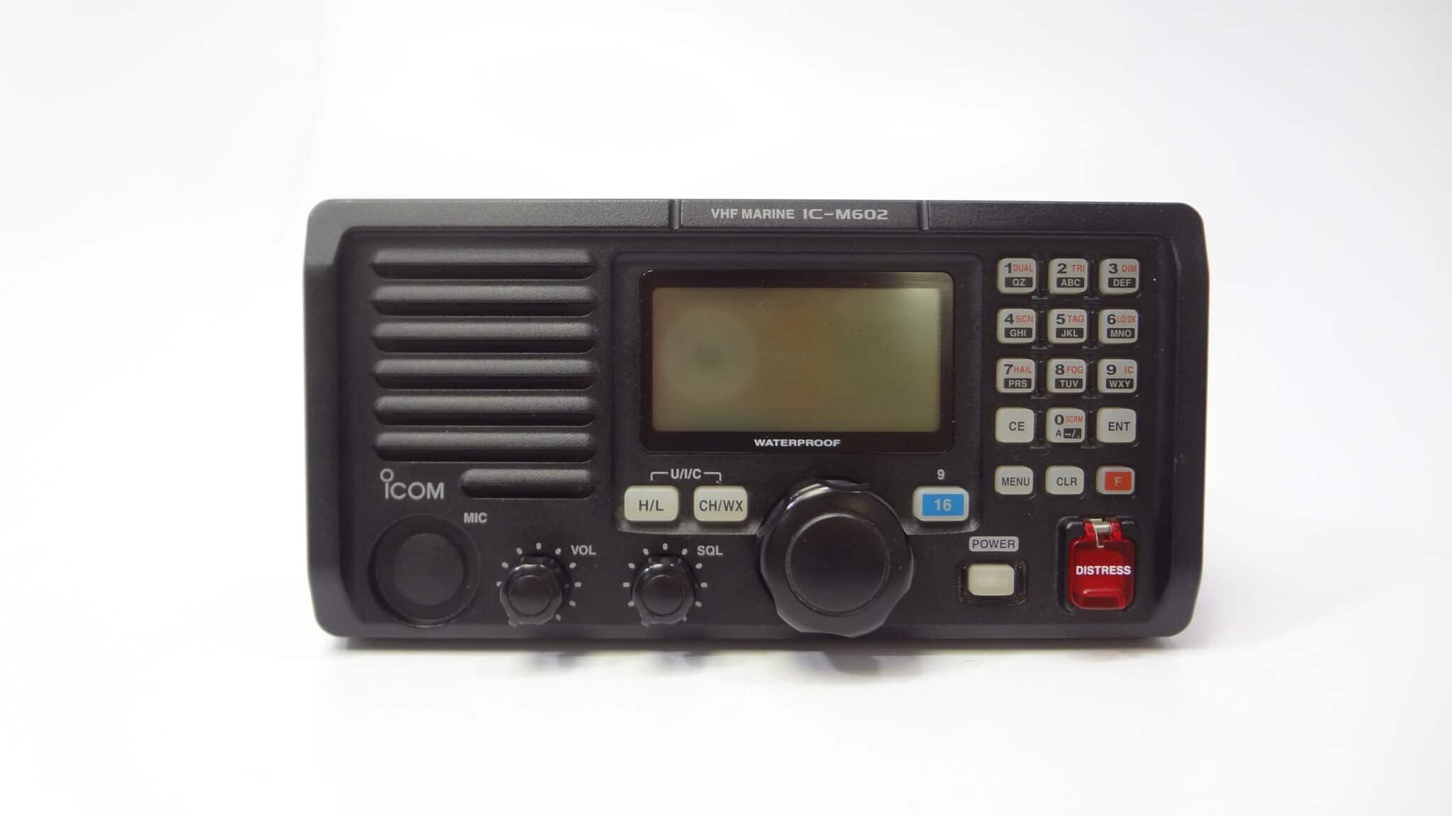 Icom IC-M602 VHF/FM Submersible Fixed Mount Marine Radio Transceiver ...