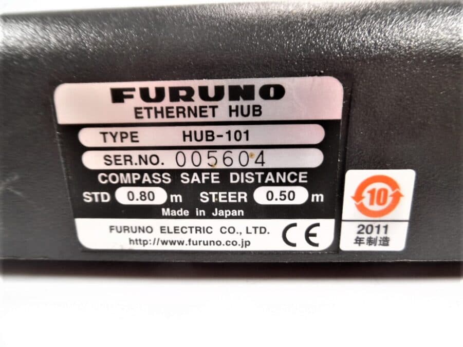 Furuno HUB-101 - Interswitch Hub For NavNet 3D TZtouch Ethernet ...