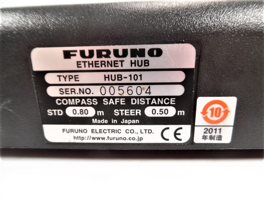 Furuno HUB-101 - Interswitch Hub For NavNet 3D TZtouch Ethernet ...