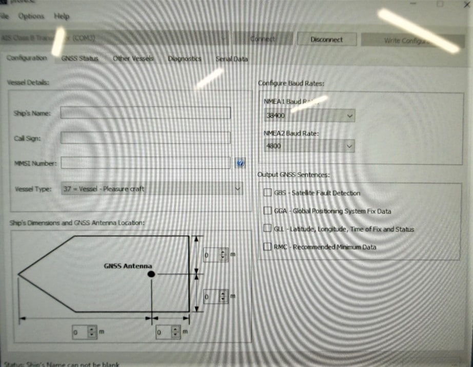 Navico Simrad NAIS 400 Black Box Class B AIS Transceiver w/ Cables ...