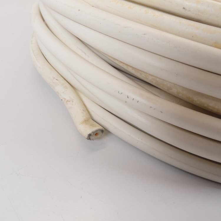 75 Feet White RG11/U Coax Cable 14AWG Solid Copper Core - Free US ...