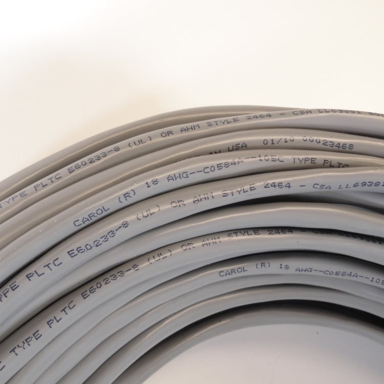 Carol 18AWG 2P Tinned Copper 2 Twisted Pair Shielded Cable Made In USA ...