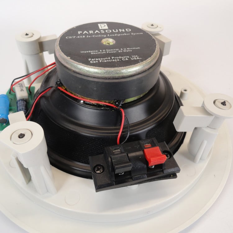 Parasound CS/T-65R - 6.5in 2-Way In-Ceiling 8ohm 60W Speaker SINGLE ...