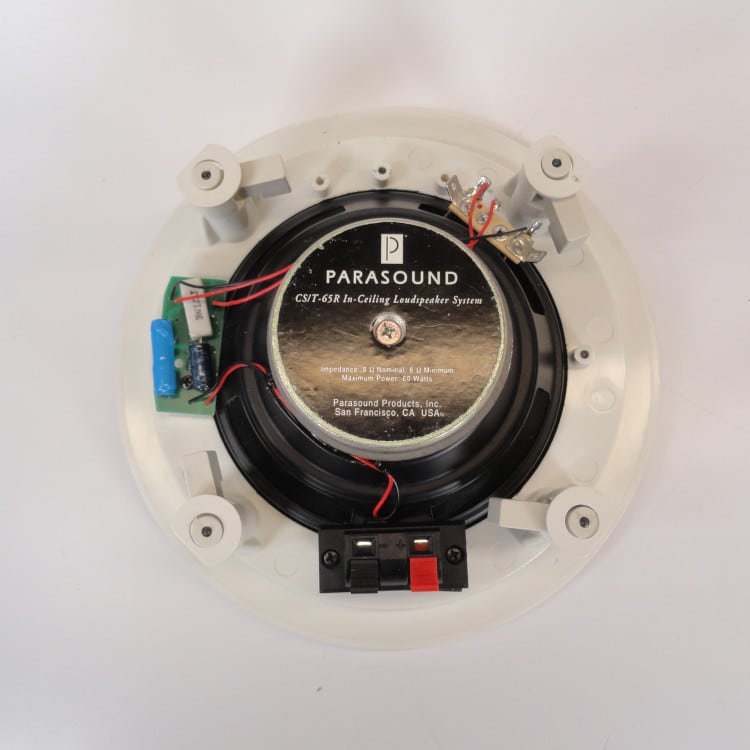 Parasound CS/T-65R - 6.5in 2-Way In-Ceiling 8ohm 60W Speaker SINGLE ...