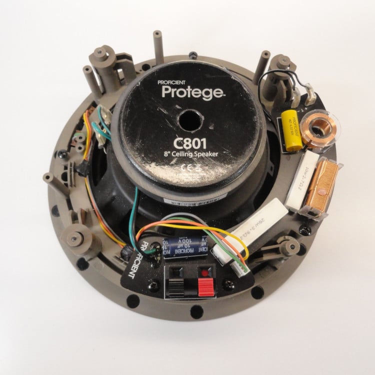Proficient Protege C801 - 8in In-Ceiling Speaker White Grille - SINGLE ...