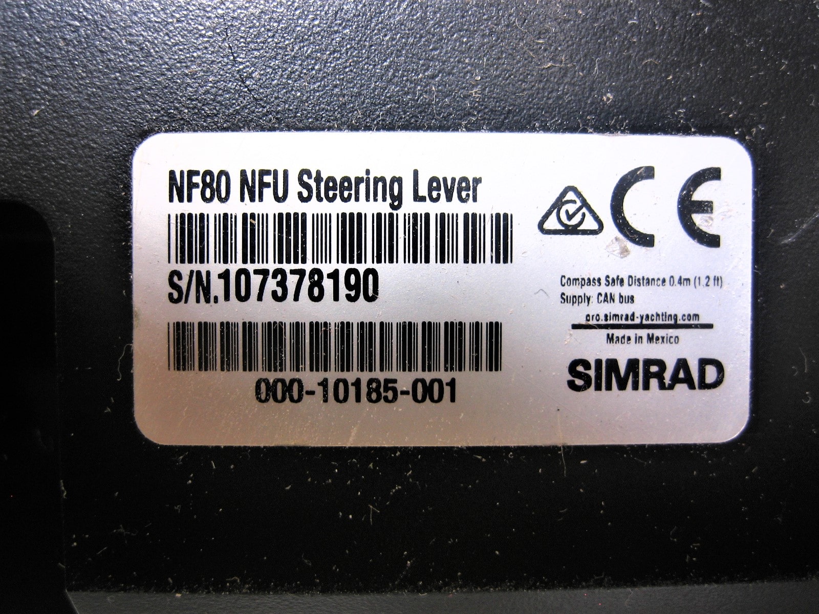 Simrad Robertson NF-80 / Boat Autopilot Non-Follow Up Steering Lever ...