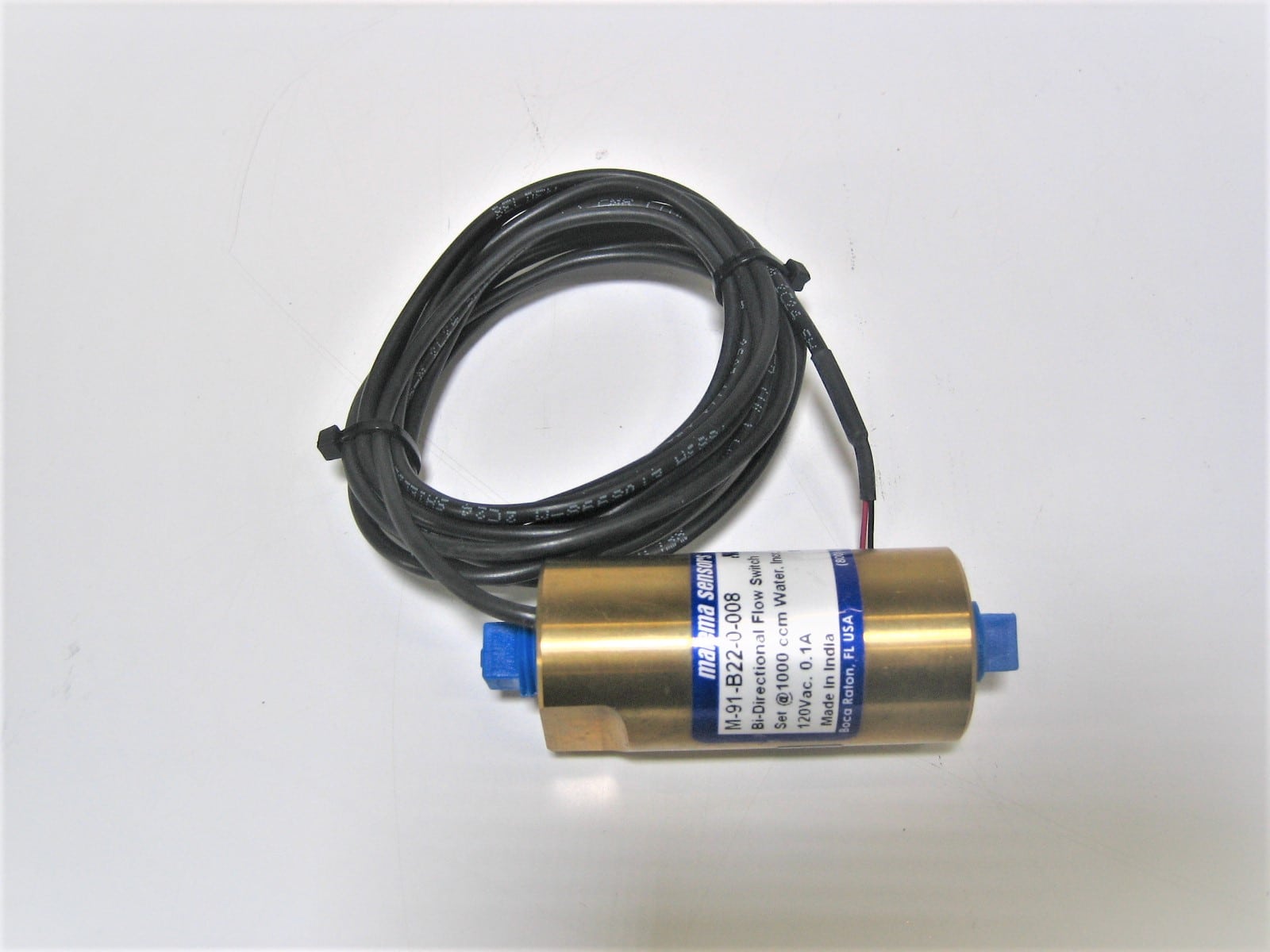 Malema M91-B22-0-008 Bi-Directional Flow Switch Sensor-New Open Box ...