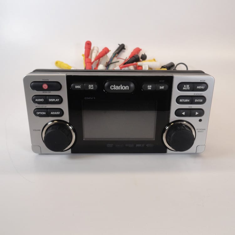 Clarion CMV1 - Watertight Marine DVD/CD/USB AM/FM XM Boat Stereo ...