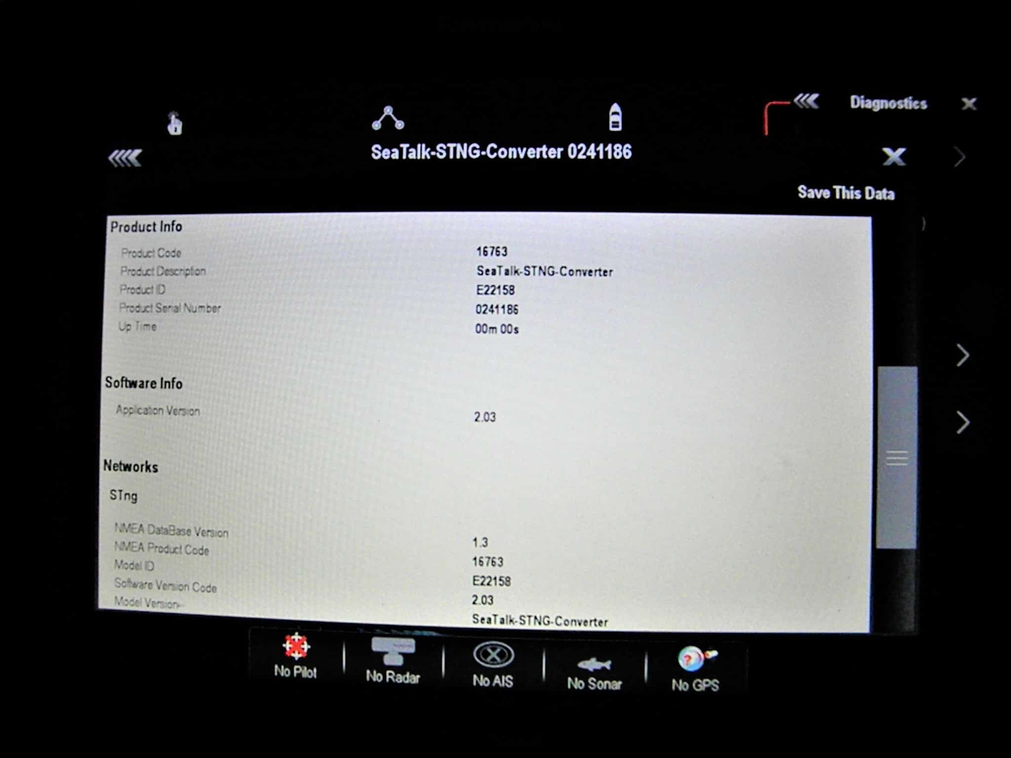 Raymarine SeaTalkNG-SeaTalk1 Converter Backbone Kit -E22158- New/old ...