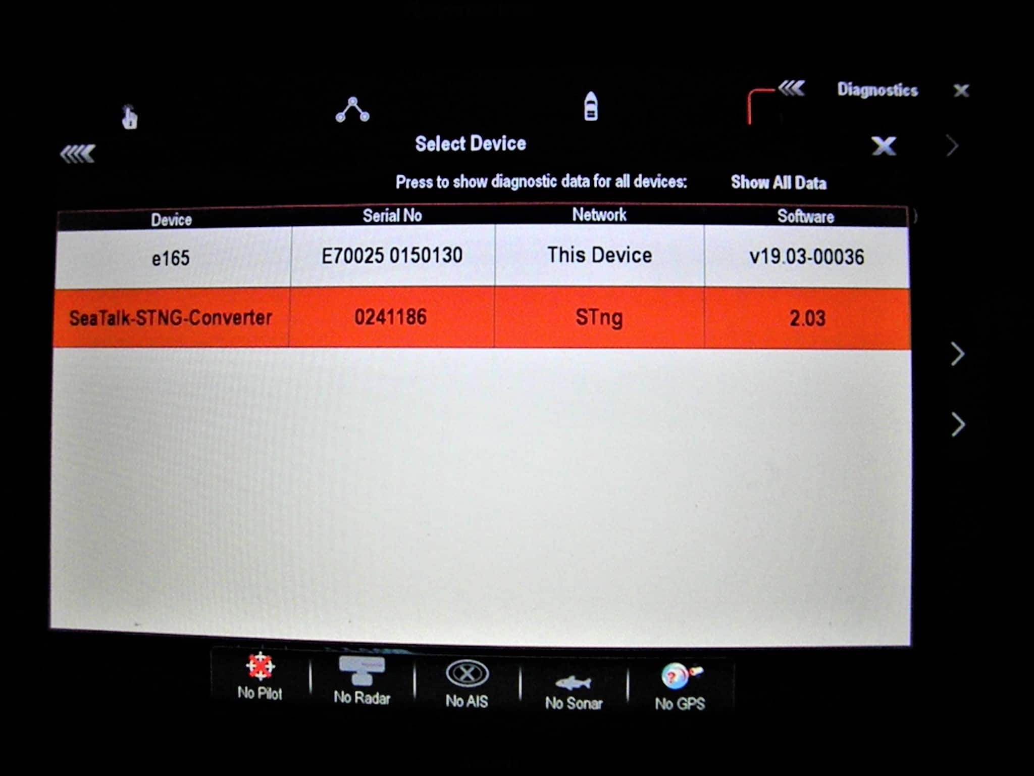 Raymarine SeaTalkNG-SeaTalk1 Converter Backbone Kit -E22158- New/old ...