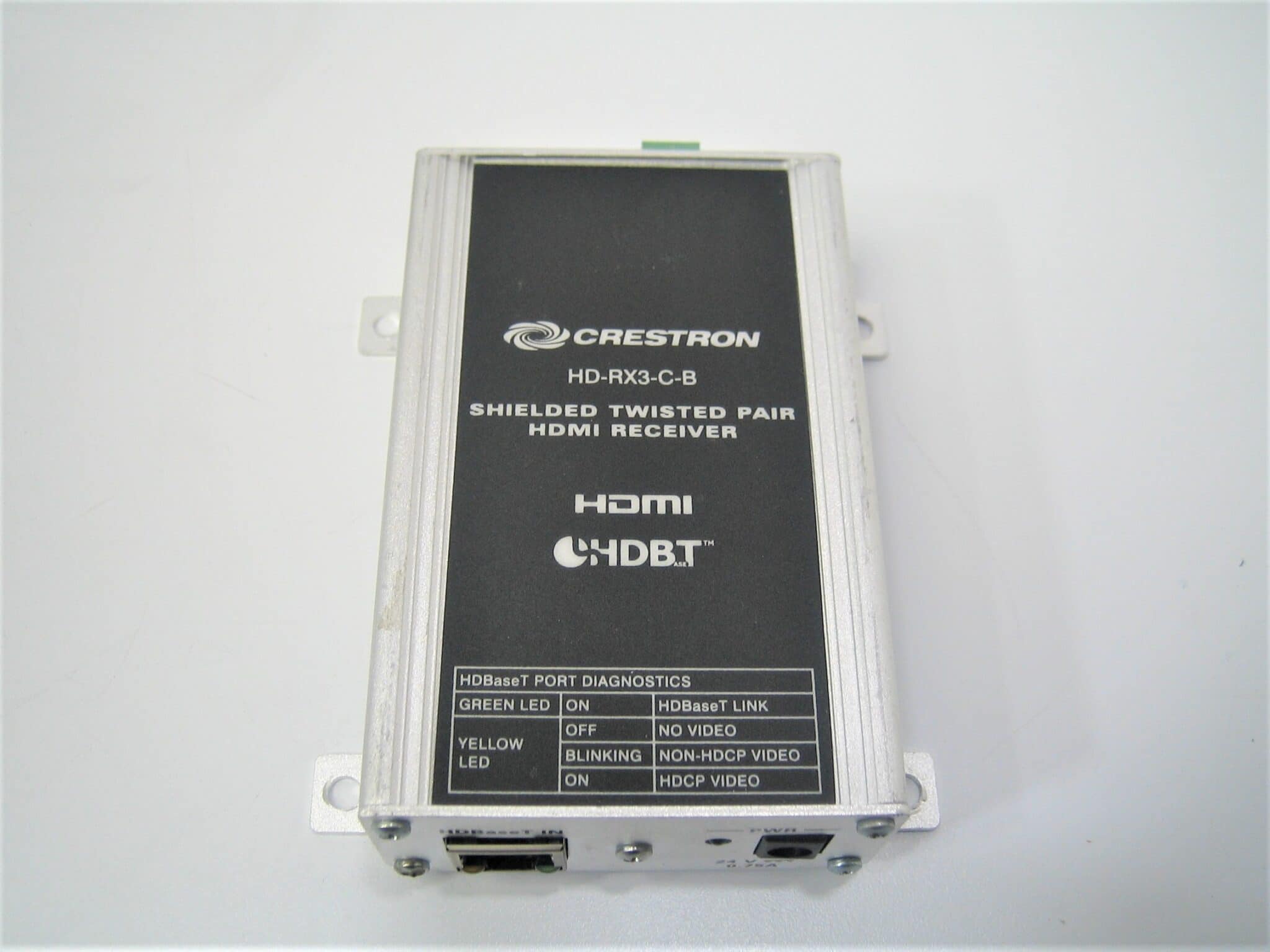 Crestron HD-RX3-C-B & HD-TX3-C-B Shielded Twisted Pair HDMI RX / TX Set ...