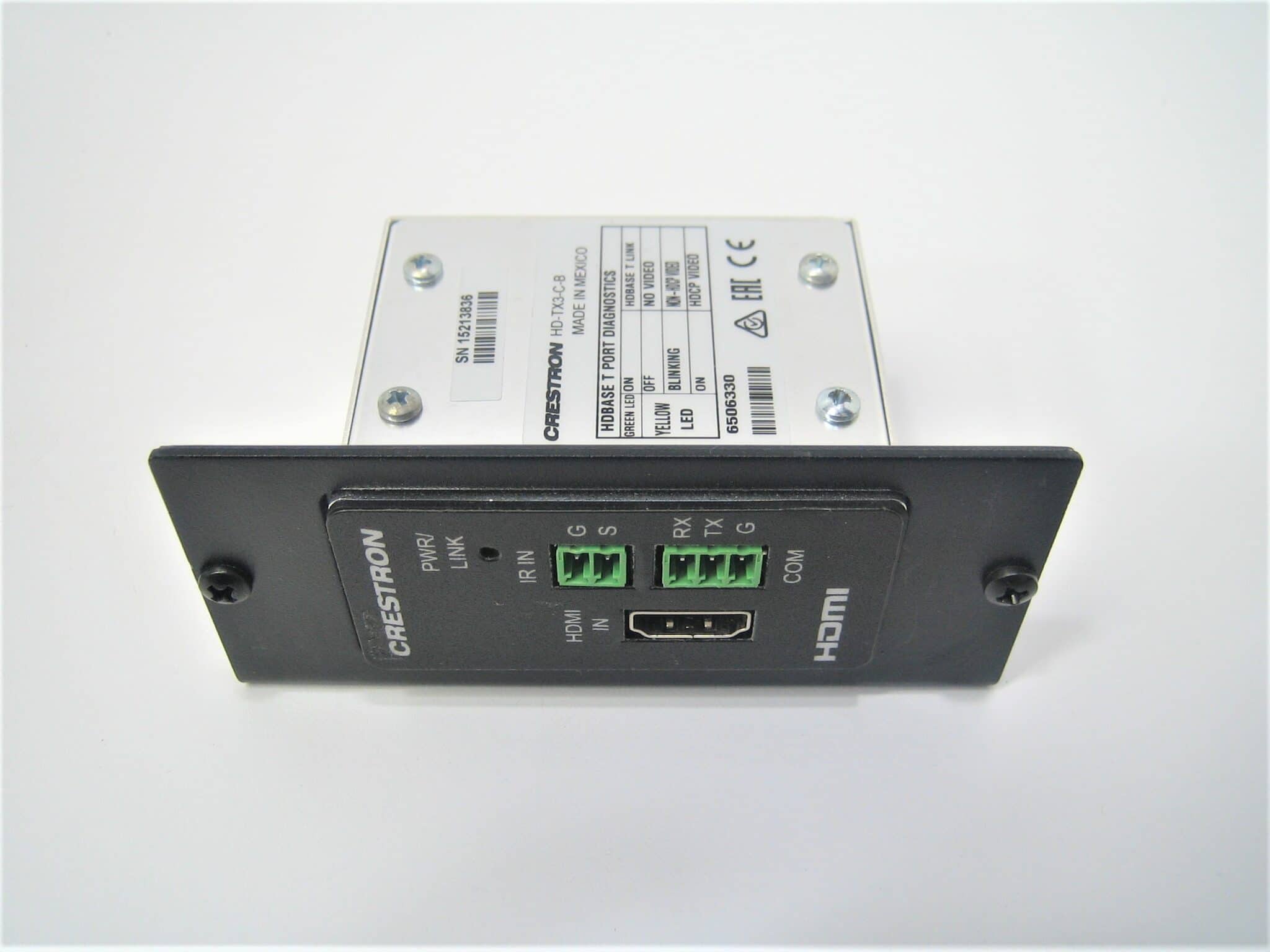 Crestron HD-RX3-C-B & HD-TX3-C-B Shielded Twisted Pair HDMI RX / TX Set ...