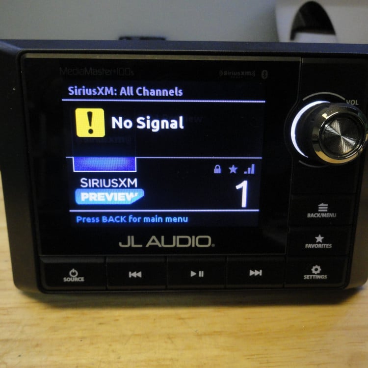 JL Audio MM100s-BE MediaMaster Marine Boat AM/FM/WB/XM Bluetooth Radio ...