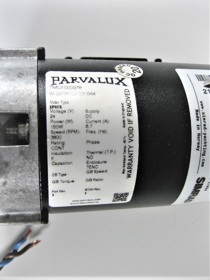 Simrad/Robertson RPU300 21118450DA2322 24V Boat Auto Pilot Pump -Tested ...