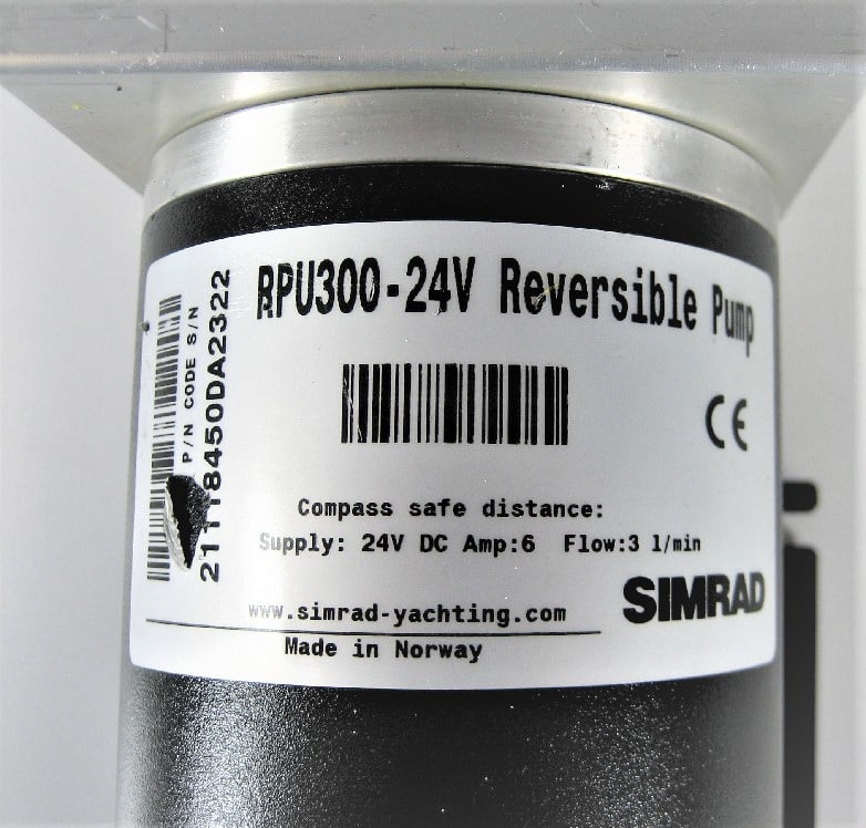 Simrad/Robertson RPU300 21118450DA2322 24V Boat Auto Pilot Pump -Tested ...