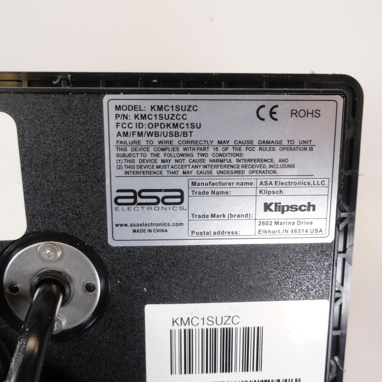 Klipsch Mastercraft KMC1SUZCC - Marine Command Unit f/ KMC1SUZC Radio ...