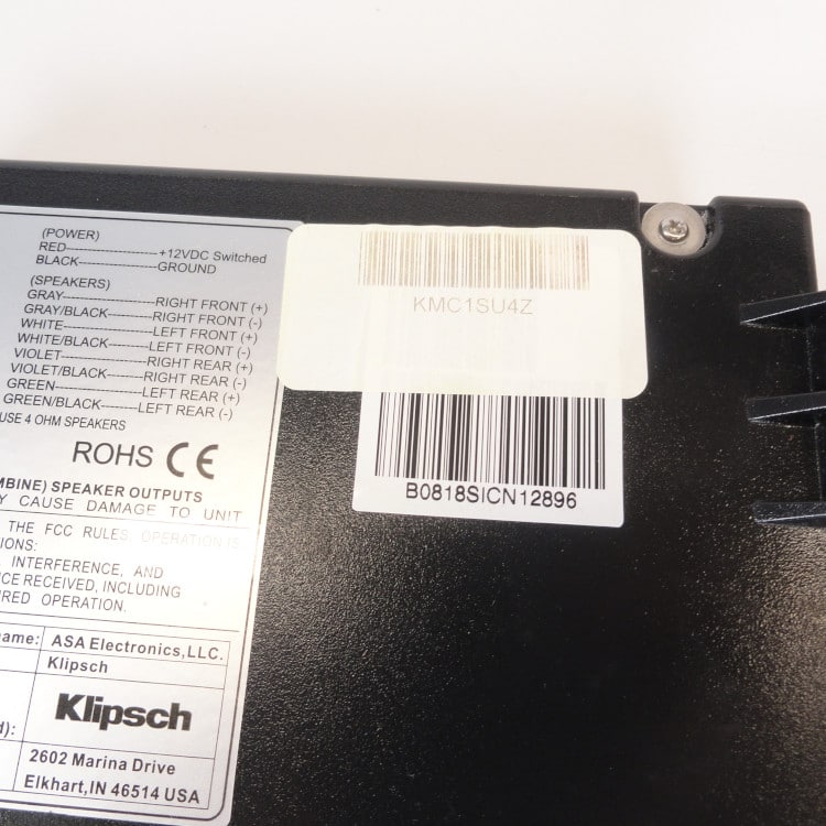 Klipsch Mastercraft KMC1SUZCT - Marine Black Box Radio Tuner - FOR ...