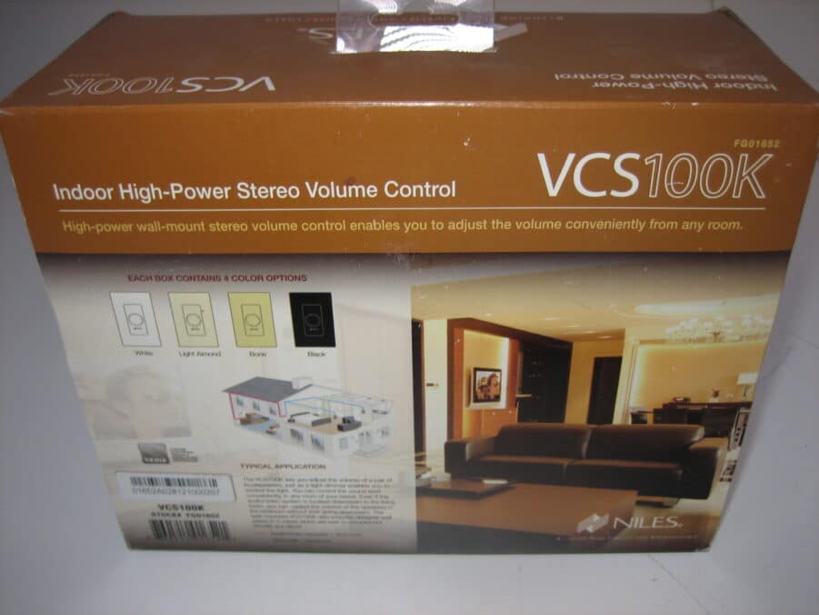 Niles VCS100K Stereo Wall Volume Control *NEW SEALED & COMPLETE Free US ...