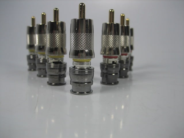 Liberty CM-RG59M-RCA RoHS Male RCA Compression Fitting Connector - LOT ...