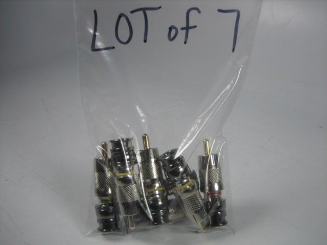Liberty CM-RG59M-RCA RoHS Male RCA Compression Fitting Connector - LOT ...