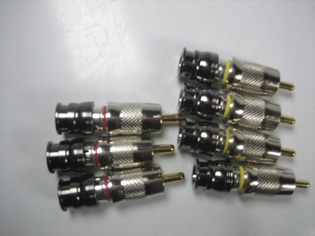 Liberty CM-RG59M-RCA RoHS Male RCA Compression Fitting Connector - LOT ...