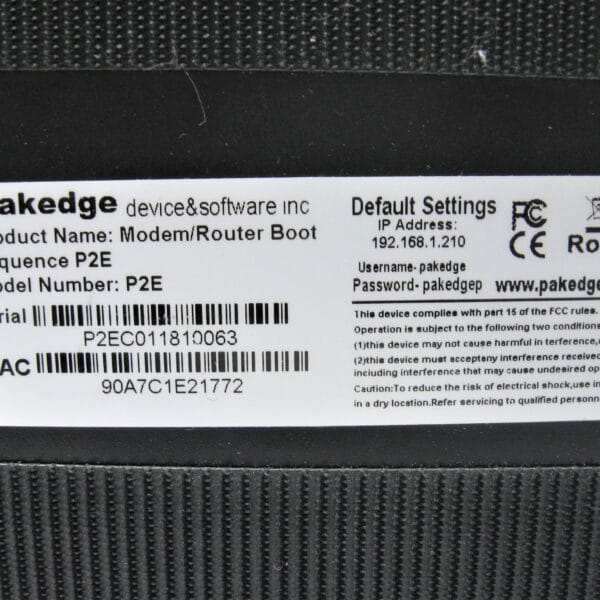 P2E Modem/Router Boot Sequence Power Distribution Unit w/ Power Cable ...