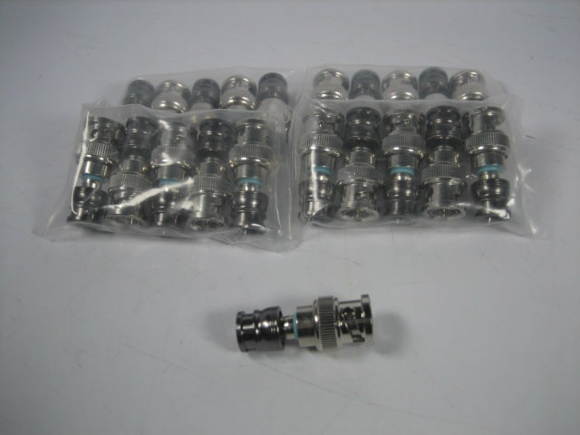 CONNECTEC CM-RGB23-BNC RoHS Mini-RG59 Solid RCA Plug Compression - Lot ...