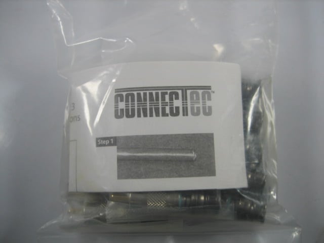 CONNECTEC CM-RGB23-RCA RoHS Male Compression Fittings - Pack of 25 ...