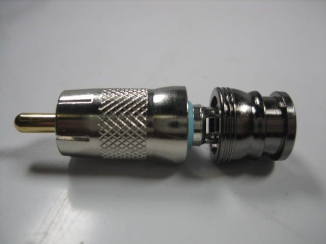 CONNECTEC CM-RGB23-RCA RoHS Male Compression Fittings - Pack of 25 ...