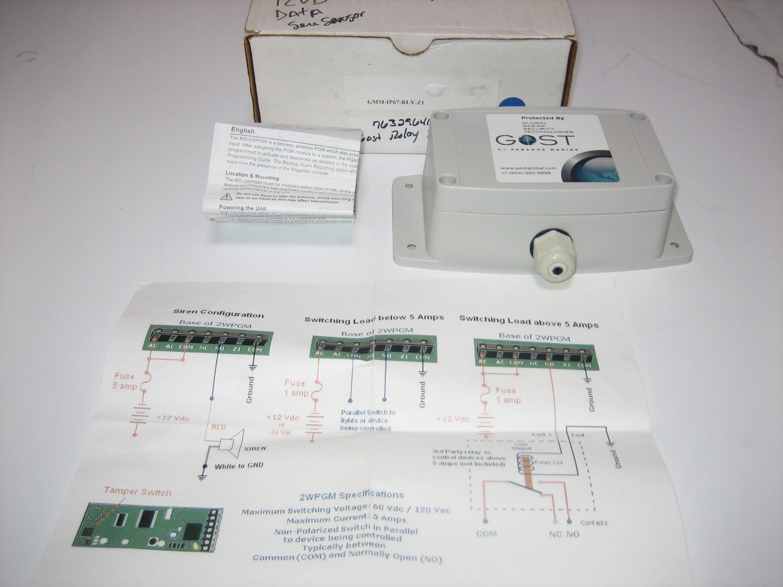 GOST GMM-IP67-RLY-Z1 Water Resistant Wireless Relay - *NEW*- Free ...