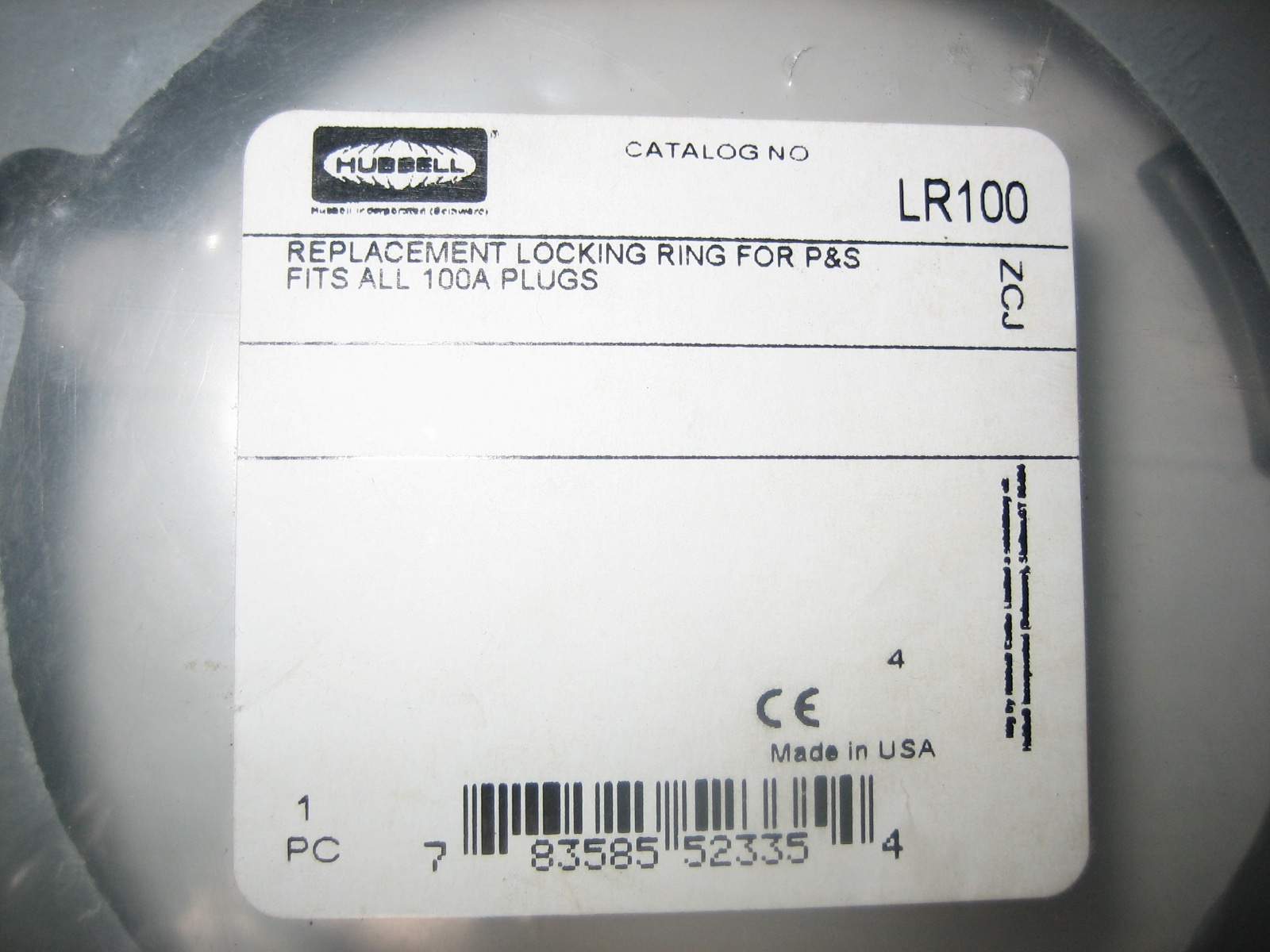 Hubbell LR100 Replacement Lock Ring for All 100a Plugs - NEW - Max ...