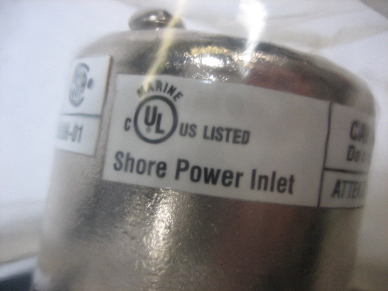 Hubbell HBL504SS 50A 125/ 250 Volt Stainless Steel Shore Power Inlet ...