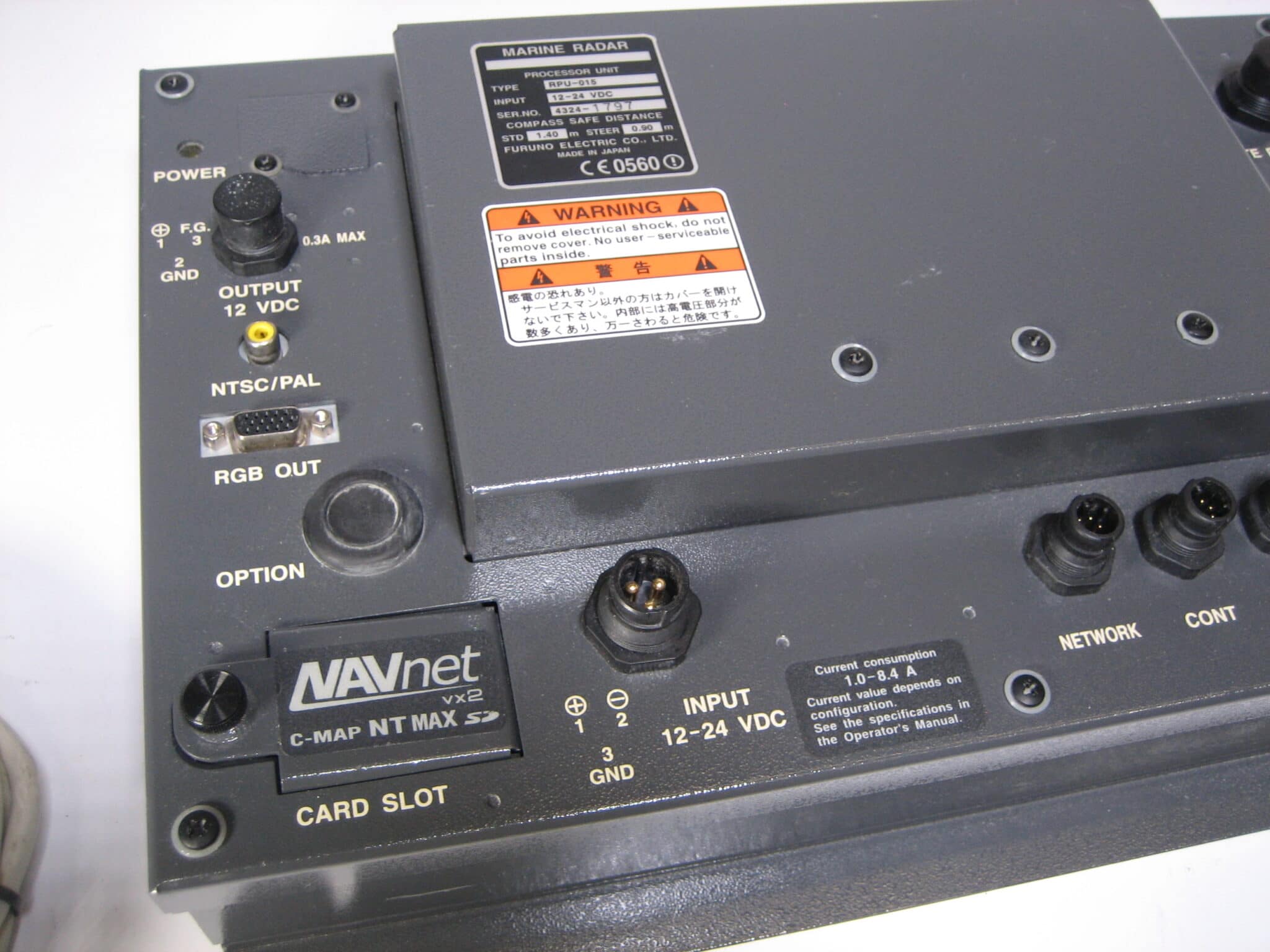 Furuno Navnet VX2 Black Box RPU-015 C-MAP Processor & Keypad - Tested ...