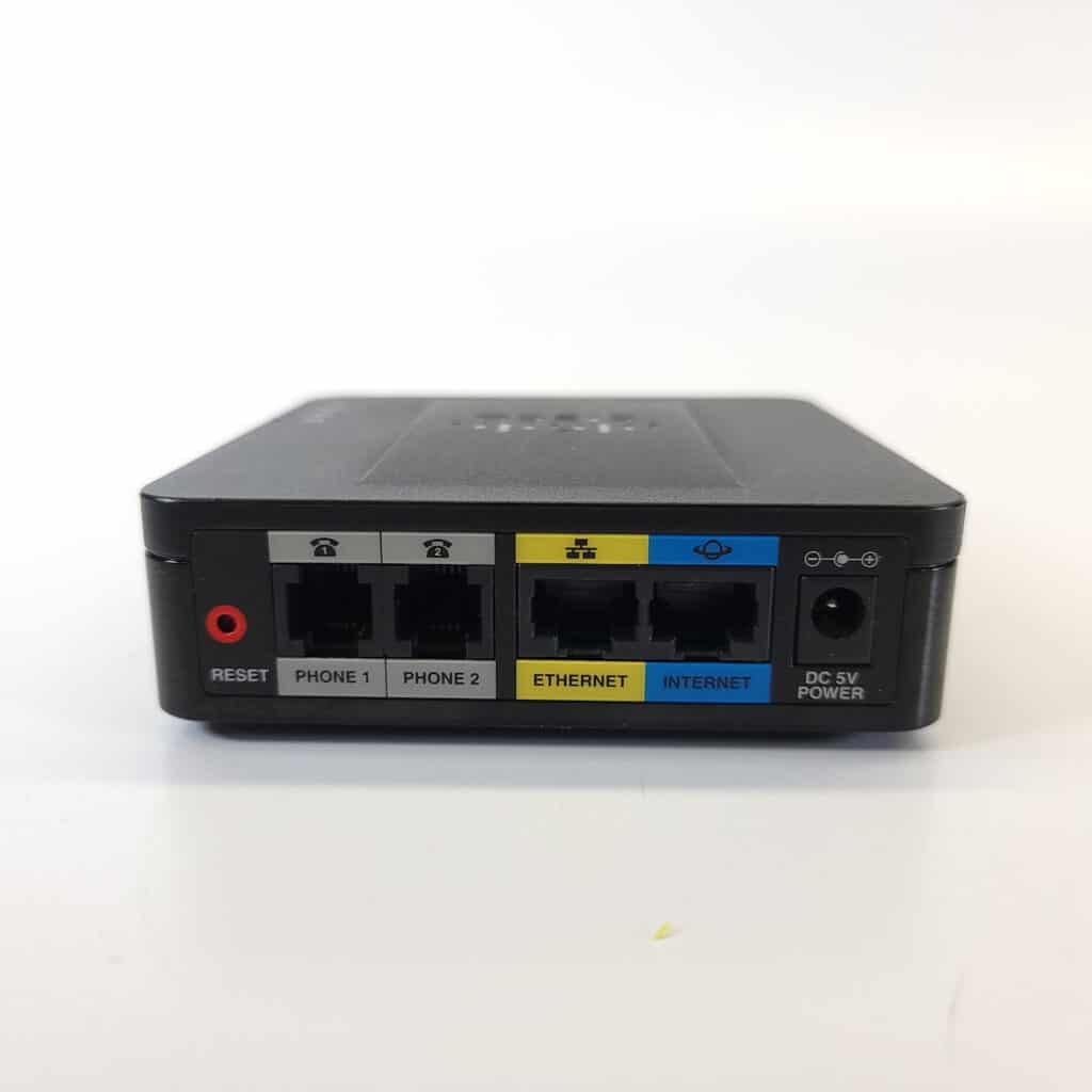 Cisco SPA122 ATA with Router 2 Port VoIP Telephone Adapter - USED - Max ...