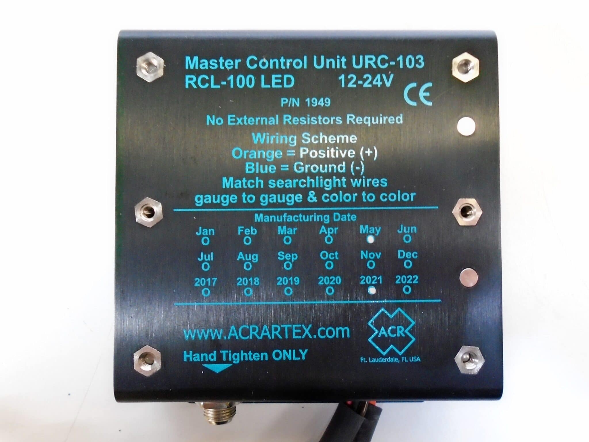 ACR RCL-100D Remote Control 24V Search Light Complete - TESTED GOOD ...