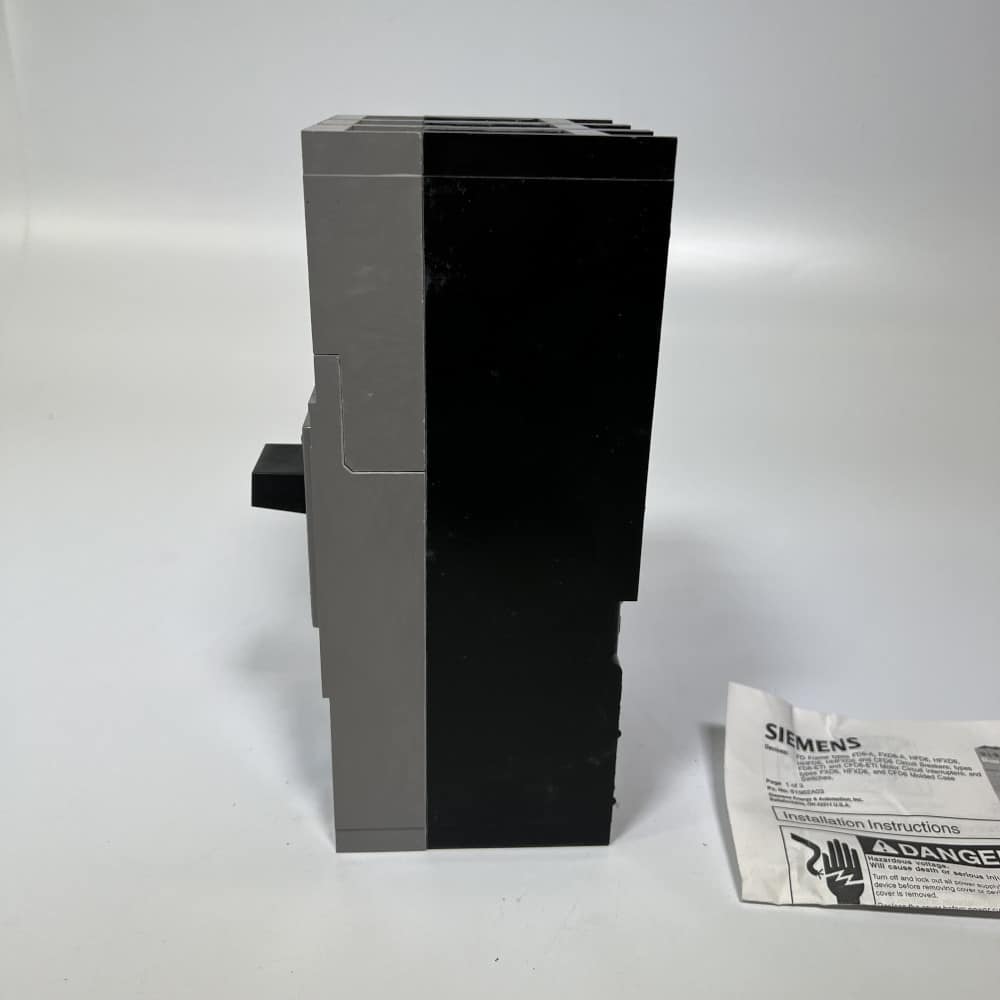 Siemens FXD63B200 200A 600V FXD6-A 3 Pole Sentron Series Circuit ...