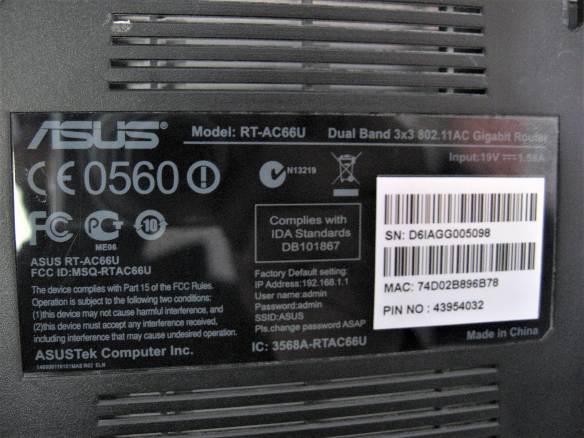 ASUS RT-AC66U 802.11AC 1750 Dual-Band Wireless Router - Free US ...