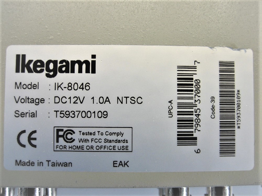 Ikegami IK-8046 Color Quad Processor Without Power Supply - Used - Free ...