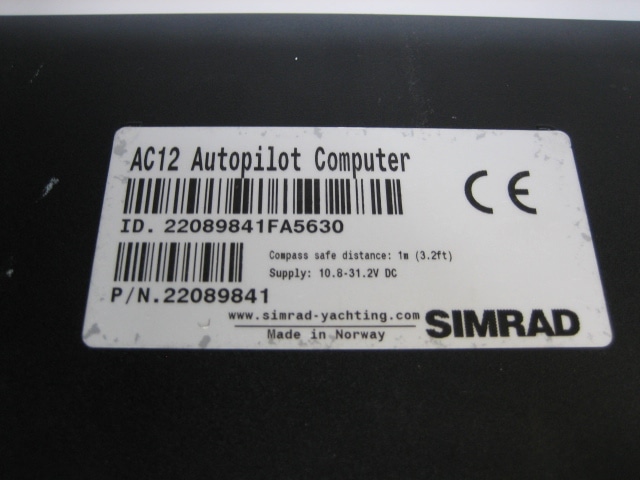 Simrad - AC12 - Autopilot Computer - 22089841 - For AP24/AP28 - GOOD ...