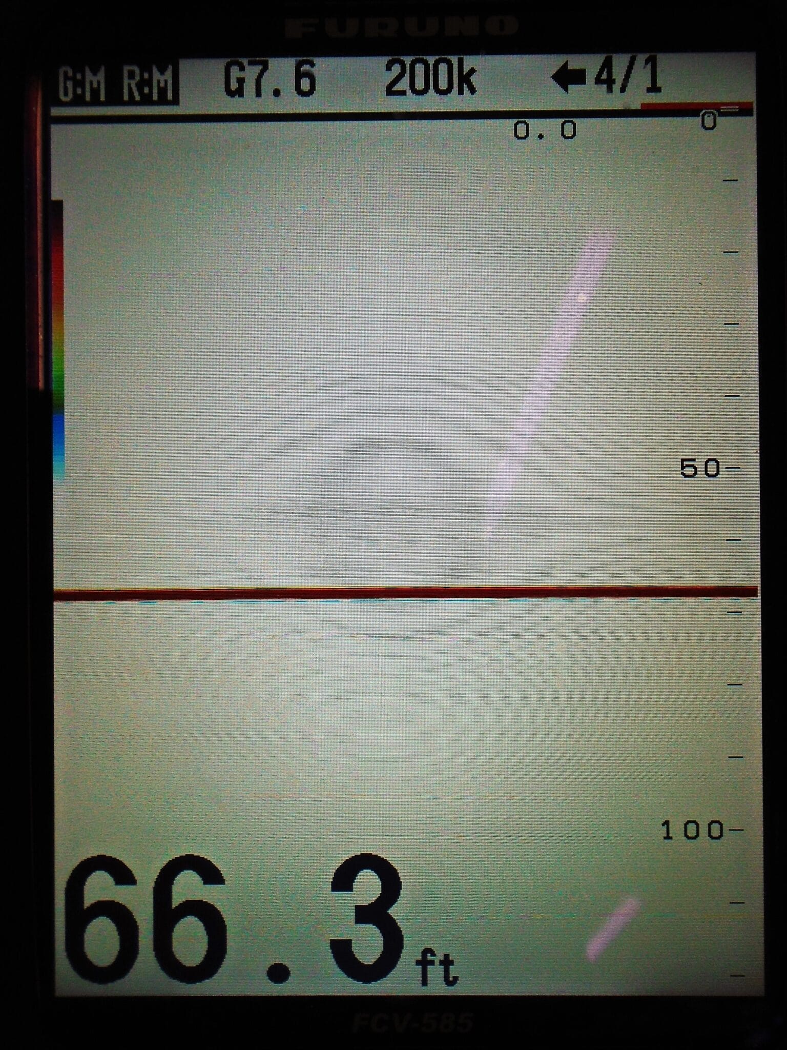 Furuno FCV-585 Sounder Head Unit w/ Gasket- BENCH Tested GOOD - Max ...