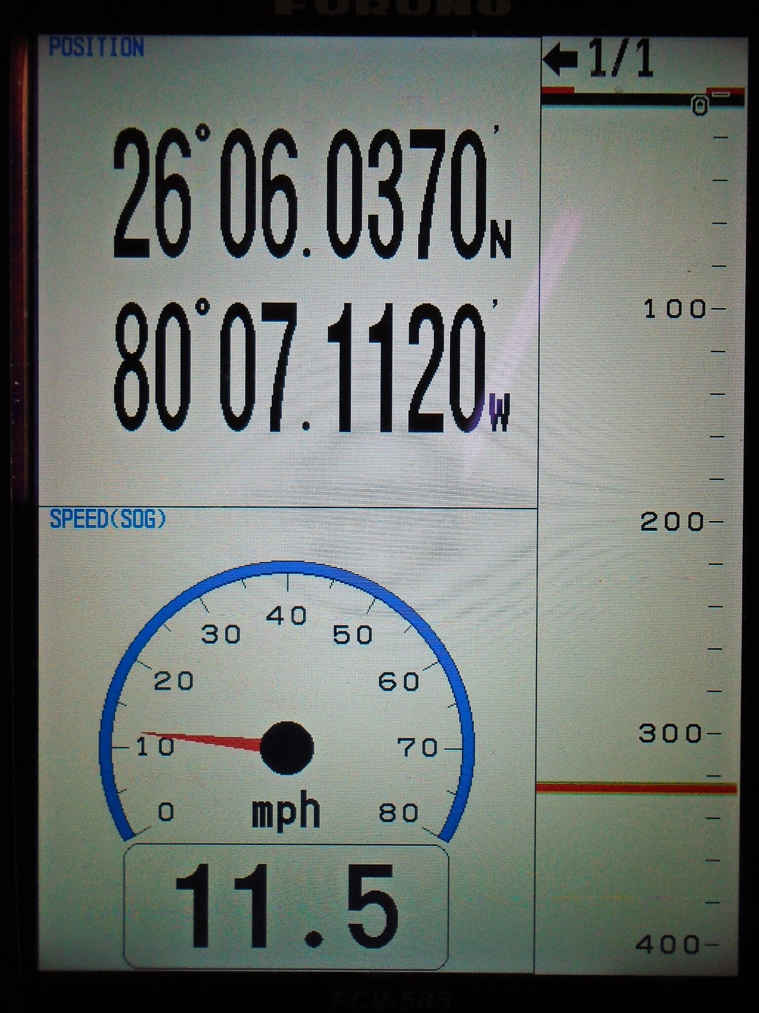 Furuno FCV-585 Sounder Head Unit w/ Gasket- BENCH Tested GOOD - Max ...