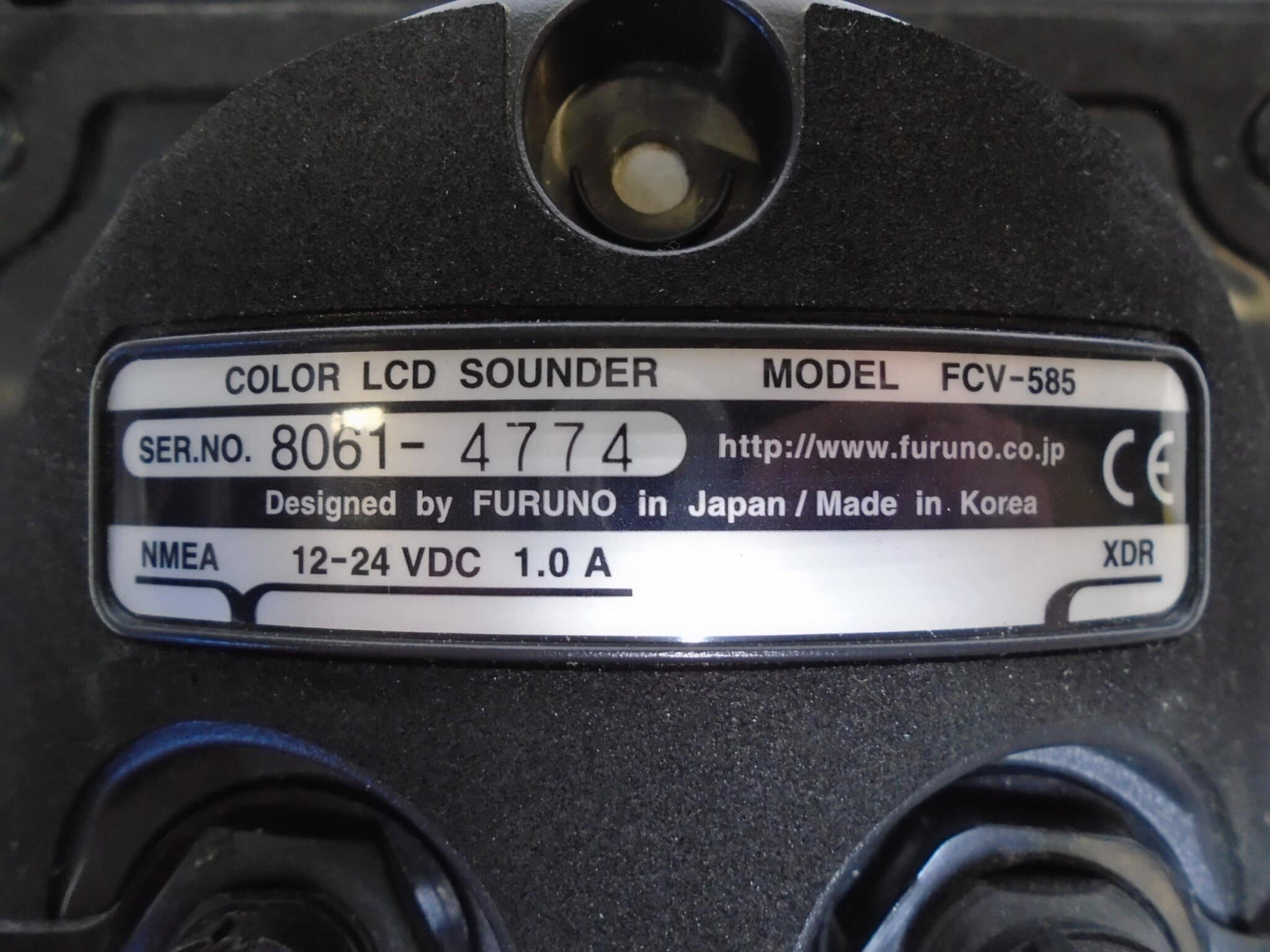 Furuno FCV-585 Sounder Head Unit w/ Gasket- BENCH Tested GOOD - Max ...