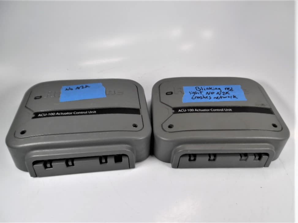 Raymarine Evolution - ACU-100 - LOT OF 2 - E70098 - FOR PARTS OR REPAIR ...