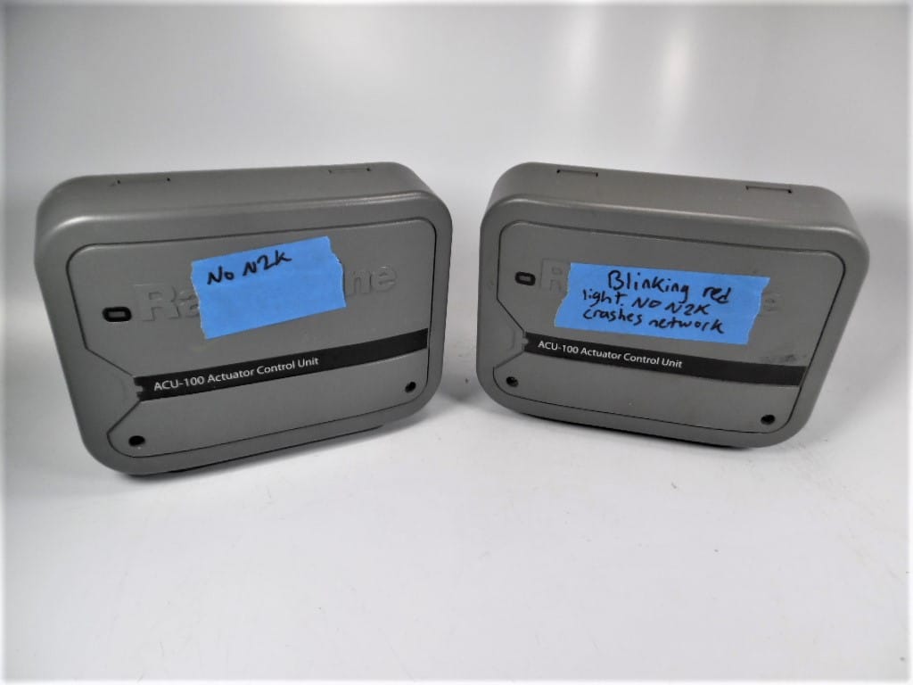 Raymarine Evolution - ACU-100 - LOT OF 2 - E70098 - FOR PARTS OR REPAIR ...
