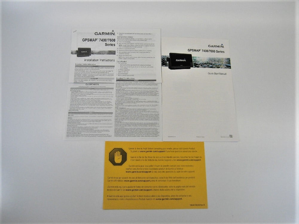 Garmin GPSMAP 7408/7608 Series Bracket - w/ Knobs & Mounting Hardware ...