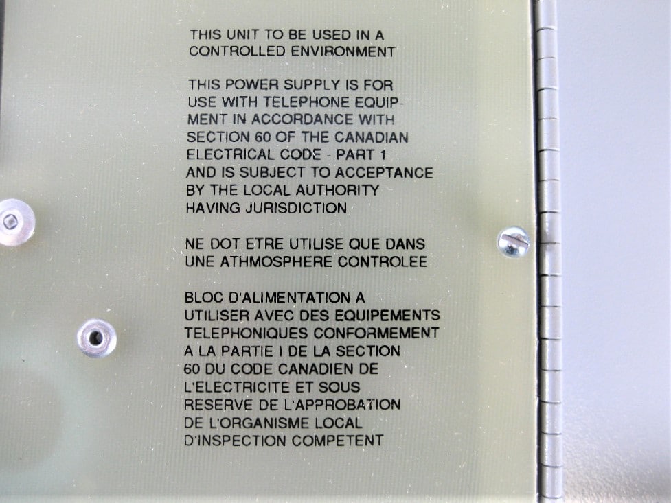 Valcom 24 Volt Power Supply VP-4024B - w/ Rackmount Ears - Used - Free ...