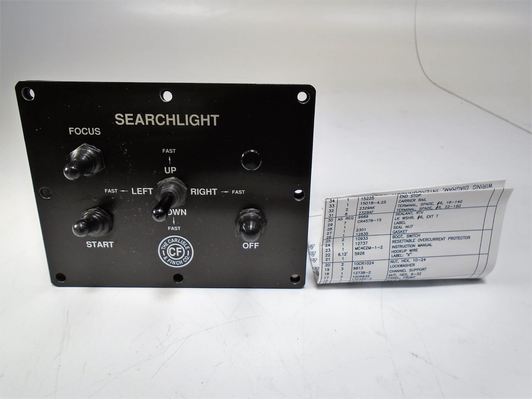 Carlisle & Finch 200W Xenon Search Remote Control (NEW) - Max Marine ...