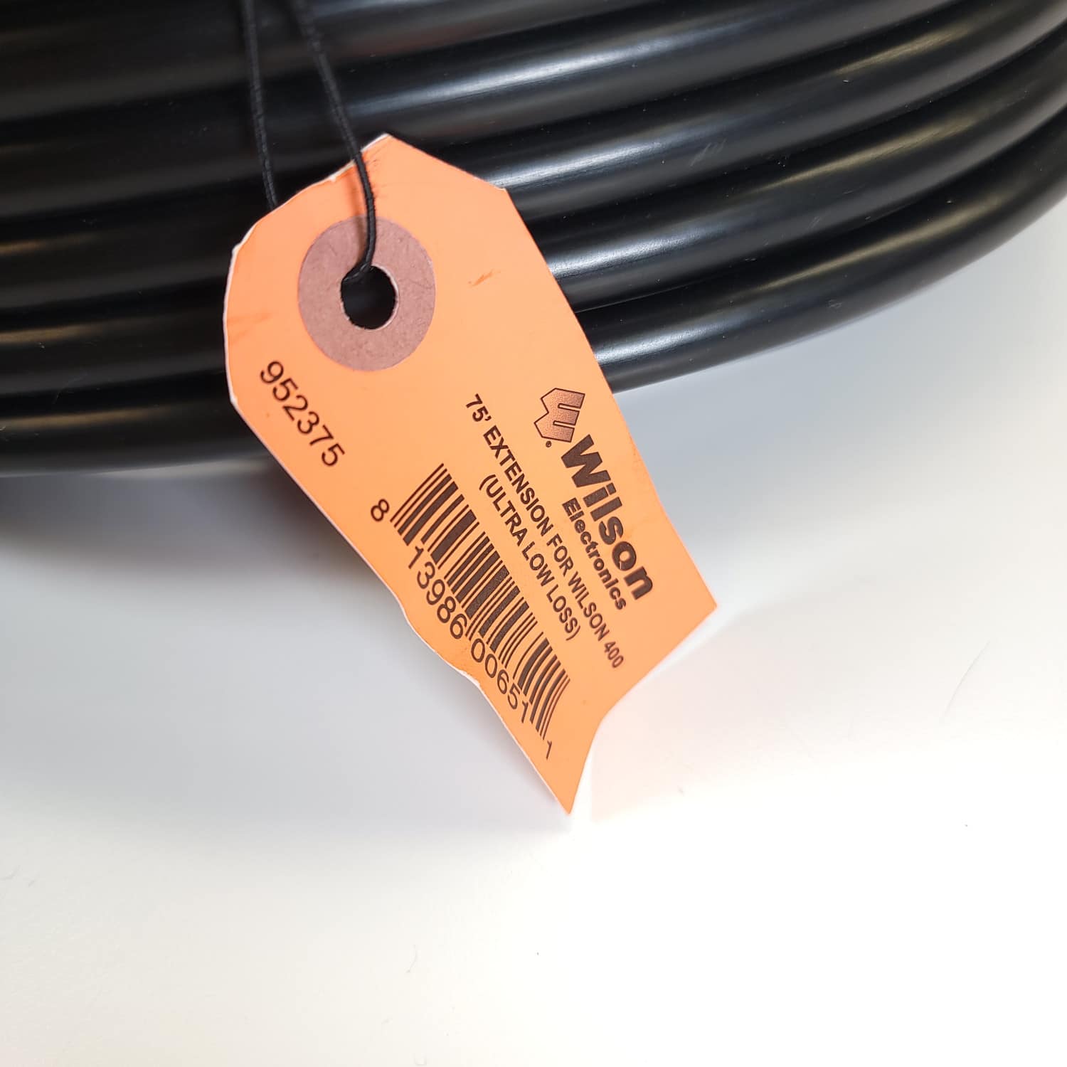 Wilson 400 75ft Ultra Low Loss Extension Coax Cable w/ Type N Male ...